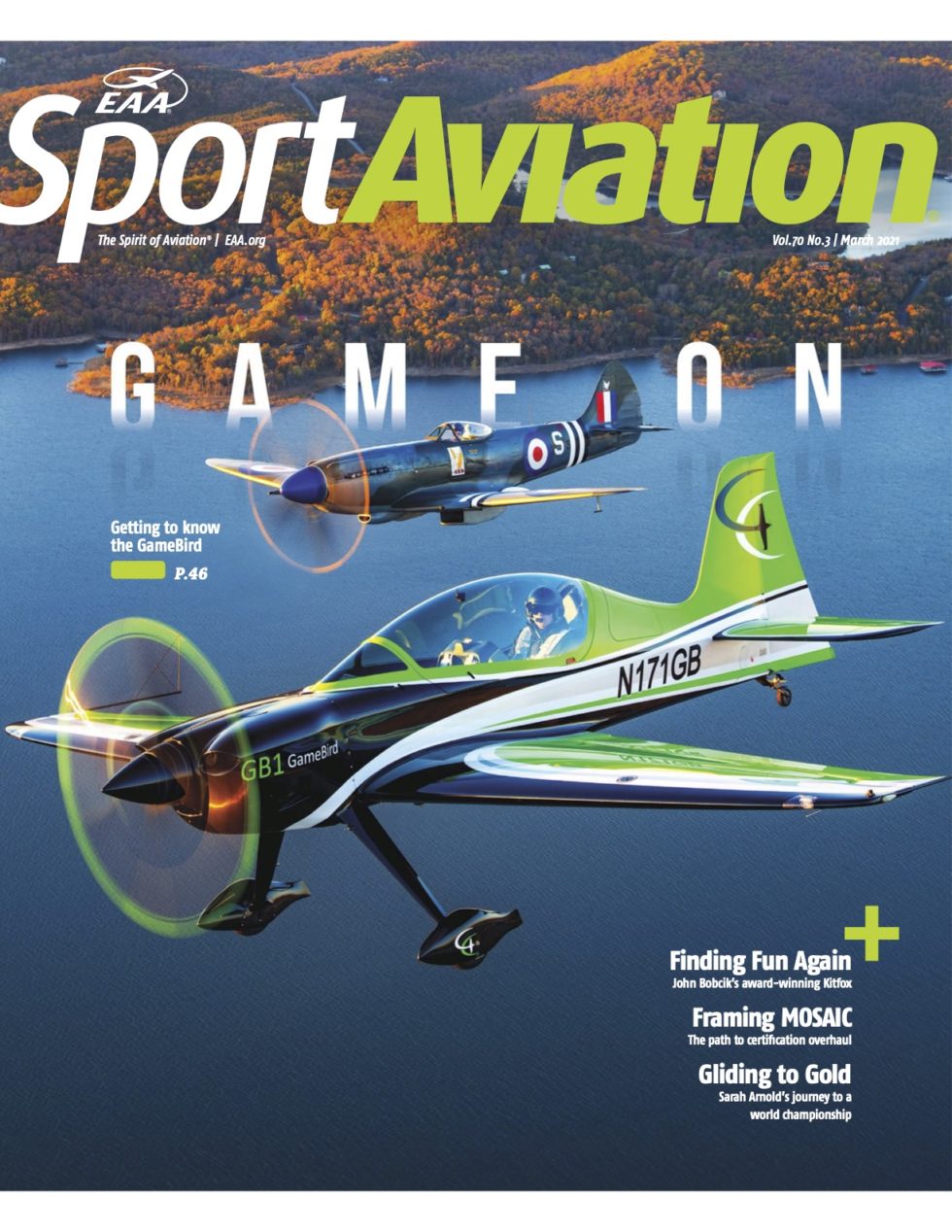 GameBird Featured in Sport Aviation Magazine - Runway Group LLC